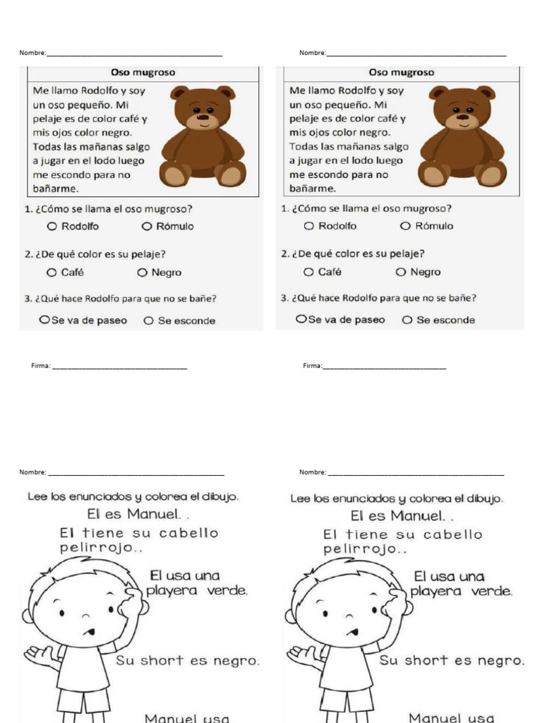 1° CUADERNILLO de Lecturas. | PDF