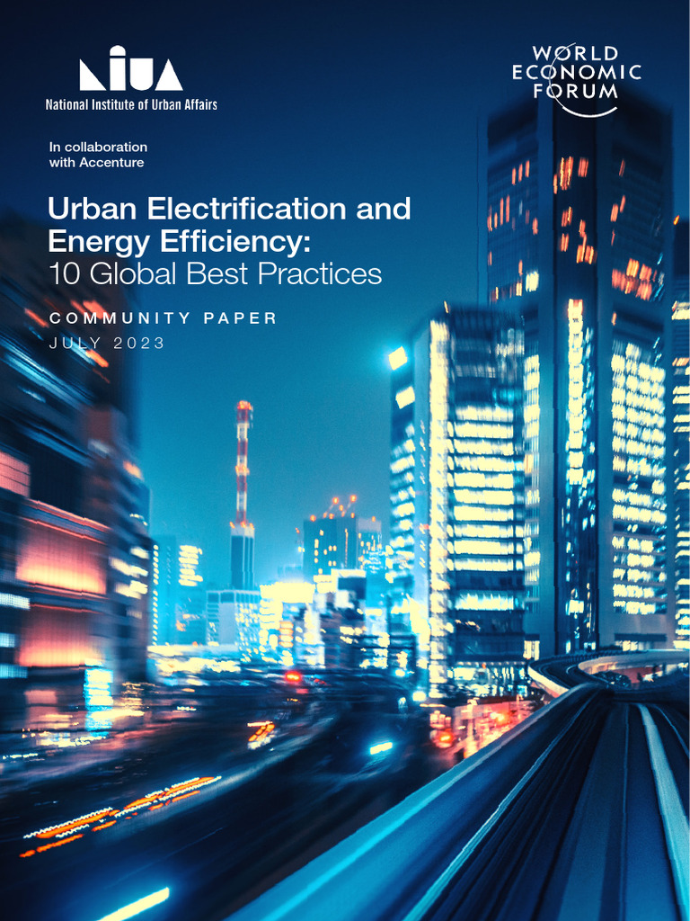 WEF Urban Electrification and Energy Efficiency 2023 | PDF | Electric ...