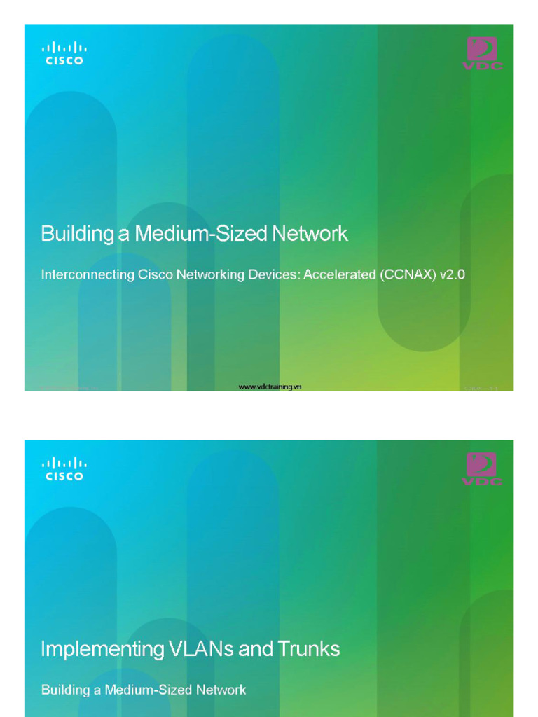 VDCT - CCNAX20S05 - Building A Medium-Sized Network | PDF | Internet Architecture | Network ...