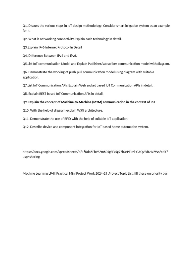 IOT Assignment No-3 | PDF IOT Assignment No-3 | PDF