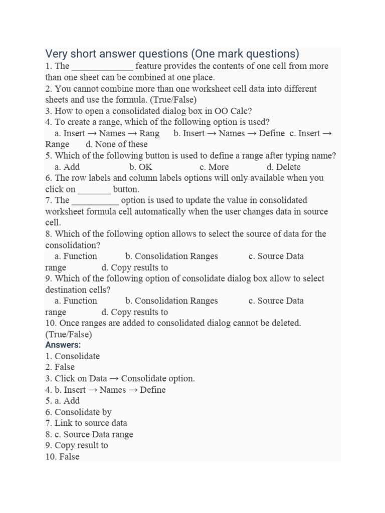 Oo Calc Consolidation Scenarios Guide Pdf Button Computing