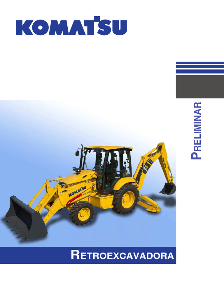 Komatsu Backhoe Loaders Spec 4094aa | PDF | Ingenieria Eléctrica ...