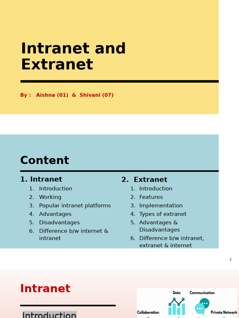 Intranet and Extranet 2 | PDF | Computer Network | Virtual Private Network