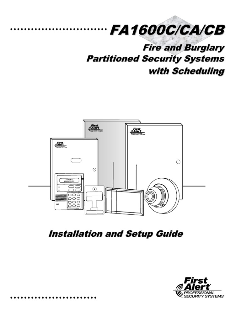FA1600C v2 Installation Manual | PDF | Sensor | Relay