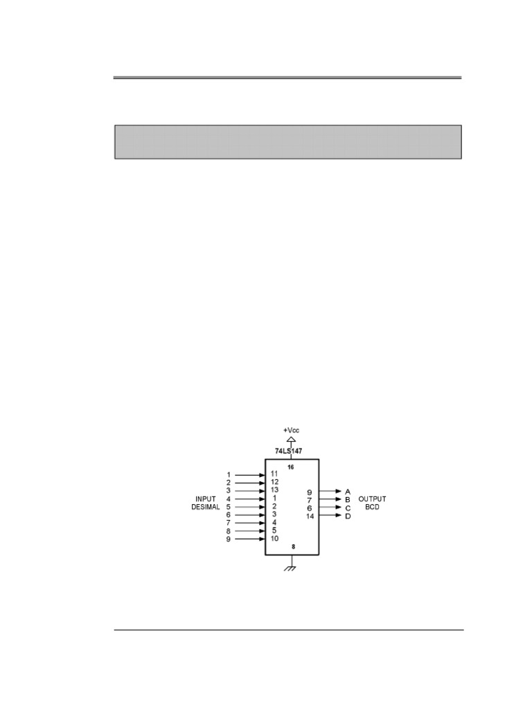 Percob-7 74LS147 Enkoder | PDF | Metode & Bahan Ajar