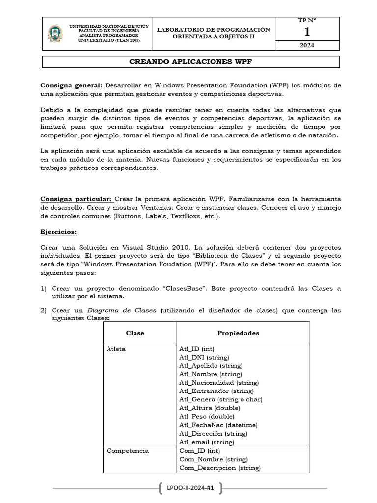 Lpooii 2024 TP1 | PDF | Usuario (informática) | Ventana (informática)
