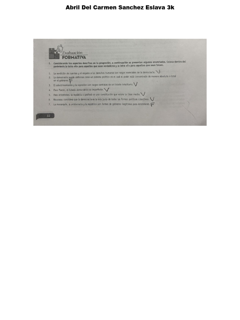 Evaluación Formatica | PDF