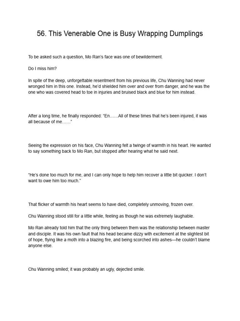 This Venerable One Is Busy Wrapping Dumplings | PDF | Self-Improvement ...