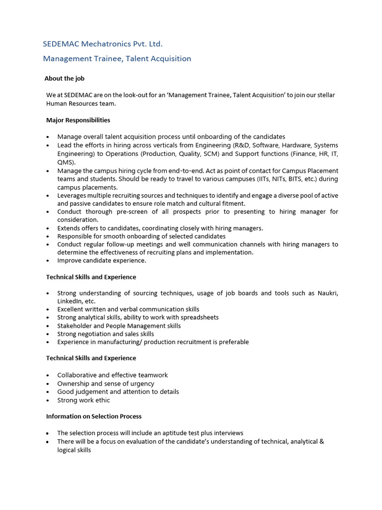 Job Description File-1729503666488-737741910 | PDF | Recruitment | Business