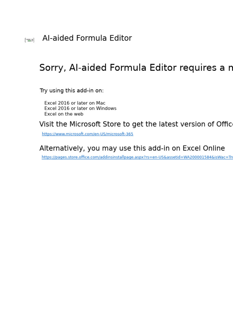AI Aided Formula Editor | PDF