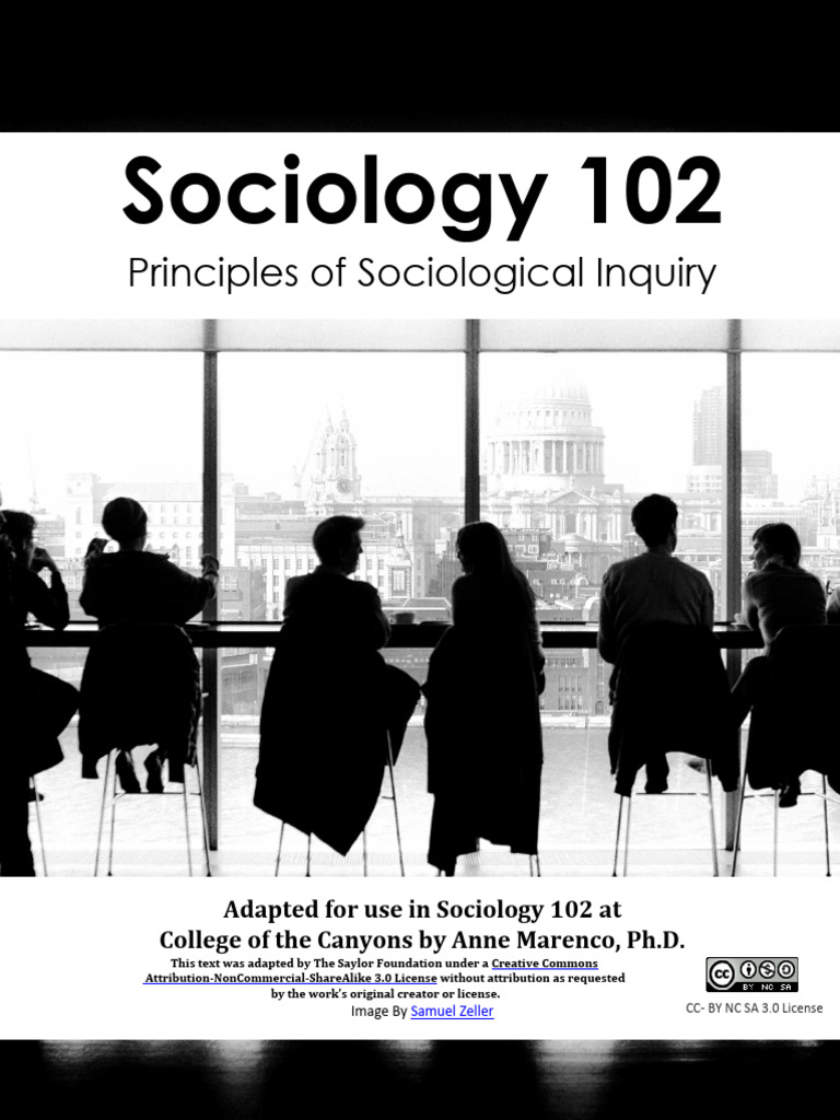 Principles of Sociological Inquiry Textbook Edit | PDF | Survey Methodology | Reality