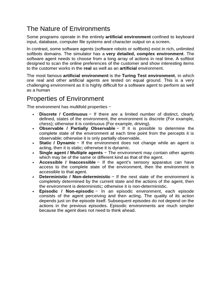 Nature of Environment | PDF | Technology & Engineering