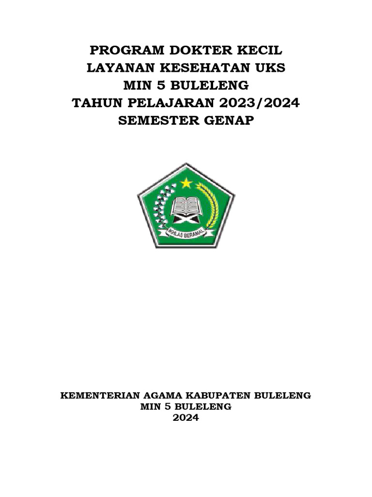 Program Dokcil Sem Genap 2023-2024 | PDF
