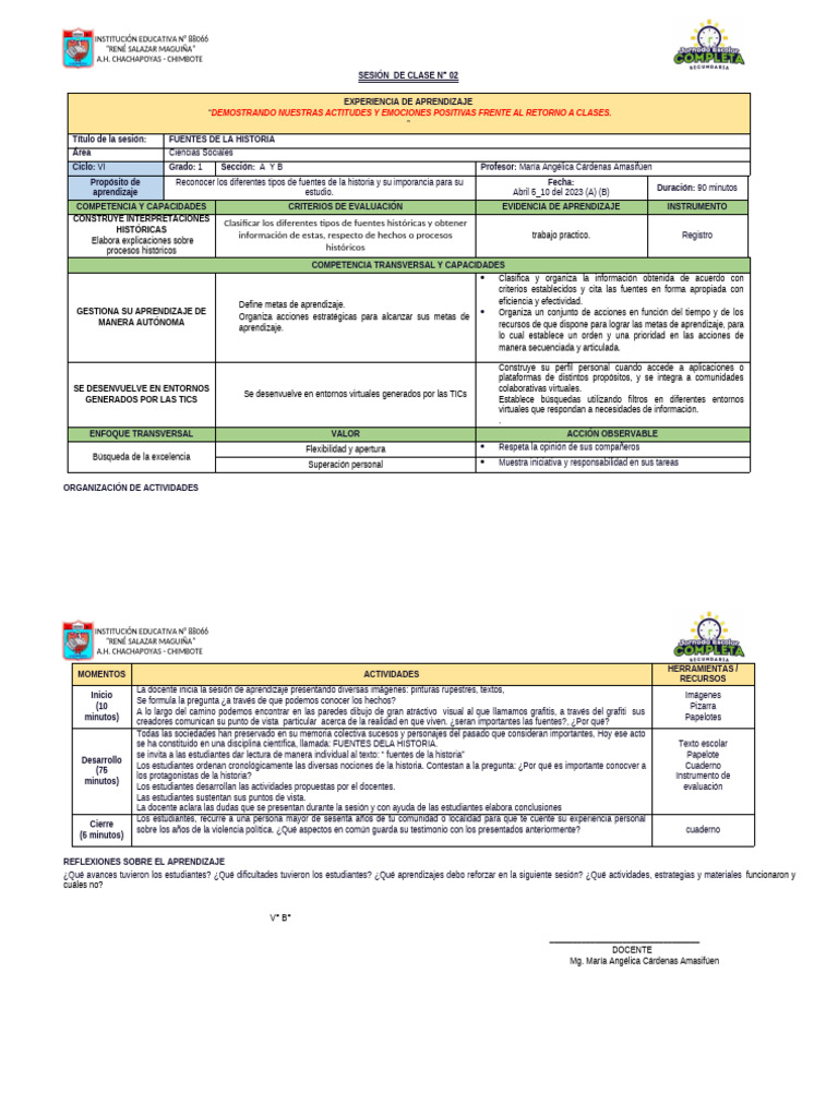 sesion2-ccss | PDF | Aprendizaje | Evaluación