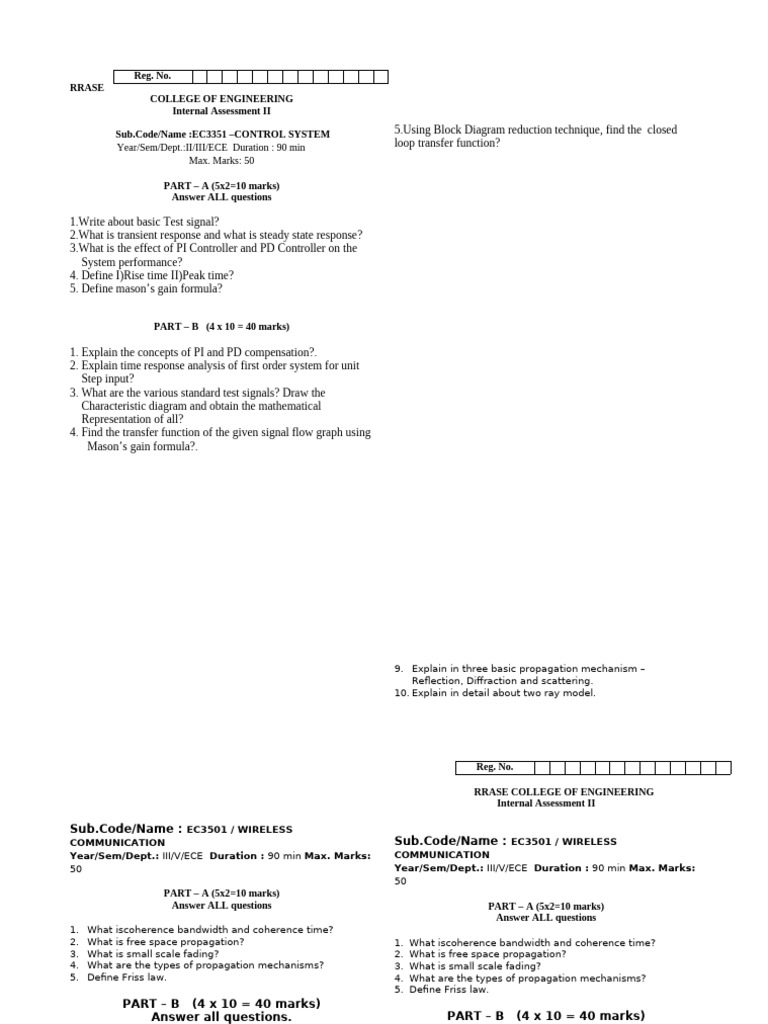 Dpco QP | PDF | Electronic Engineering | Telecommunications Engineering