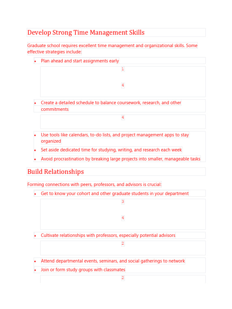 Develop Strong Time Management Skills | PDF