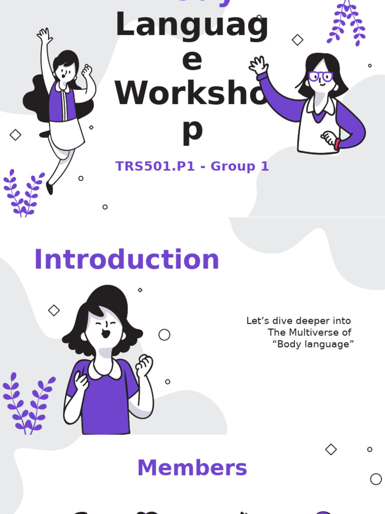 Body Language Workshop Guide | PDF | Foreign Language Studies | Self ...