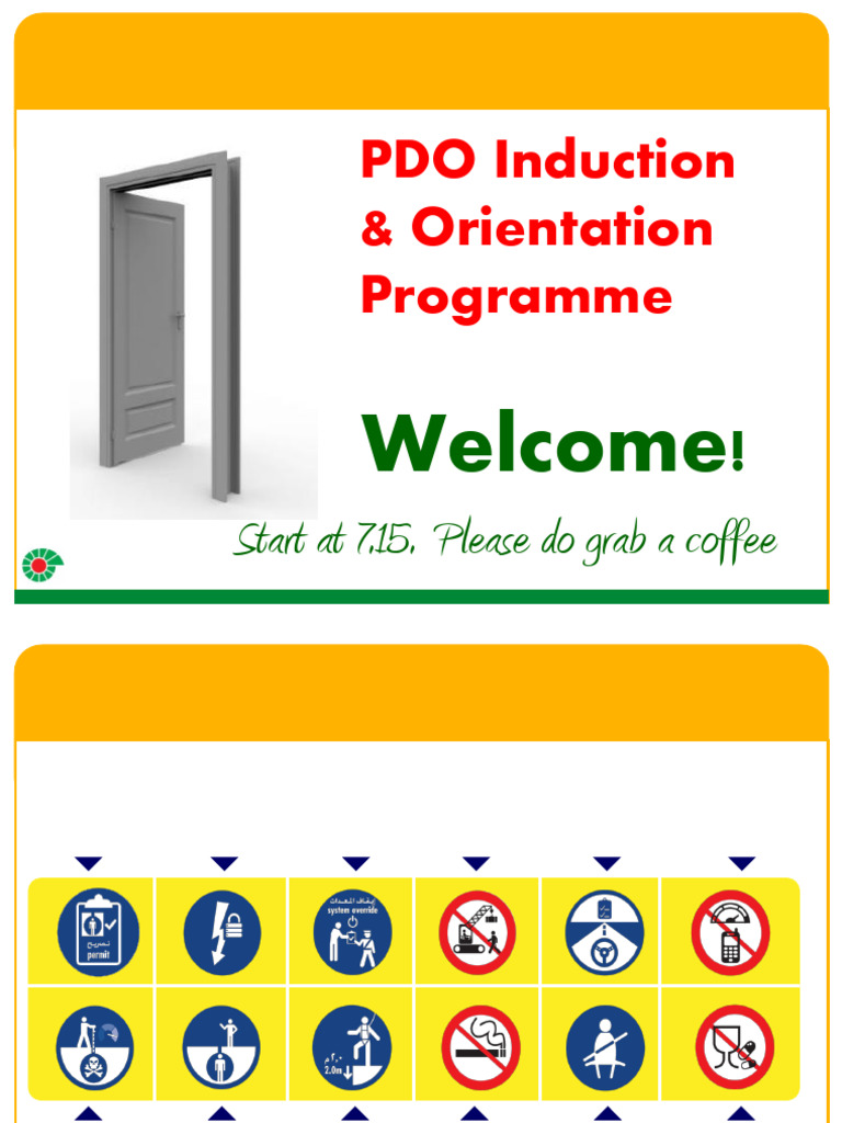 PDO Induction for New Employees | PDF | Gases | Fuel Gas