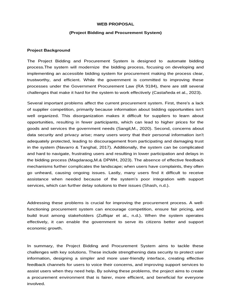 Automated Bidding Support System | PDF | Usability | Procurement