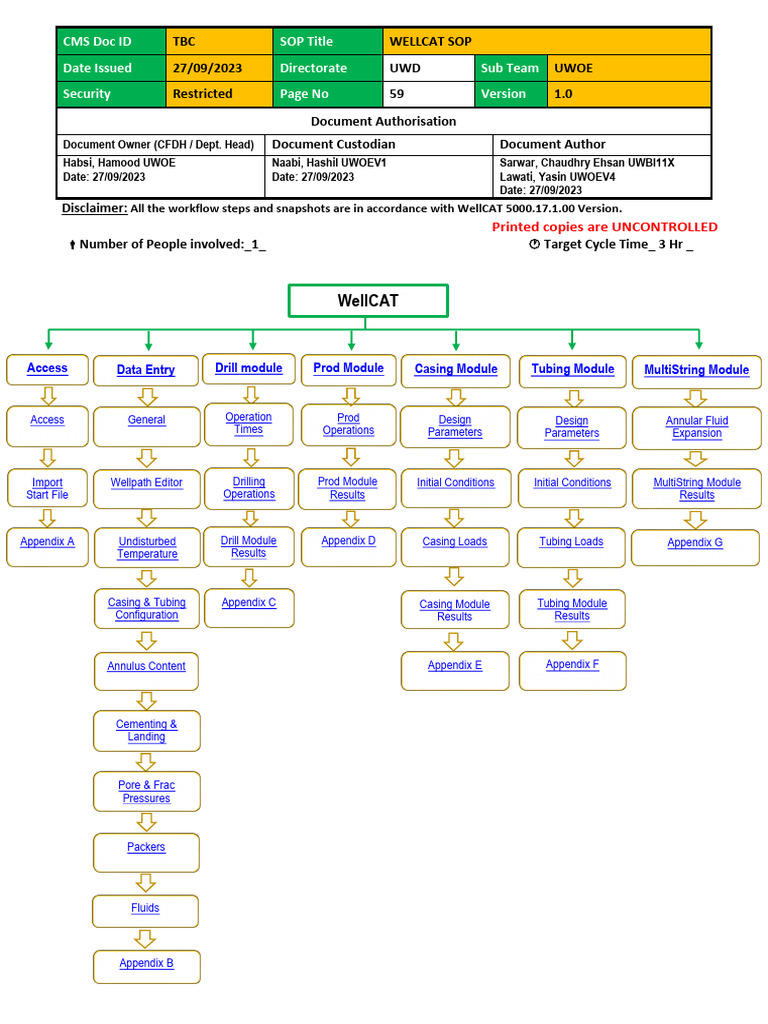 Sop 3154..Wellcat | PDF | Casing (Borehole) | Pressure
