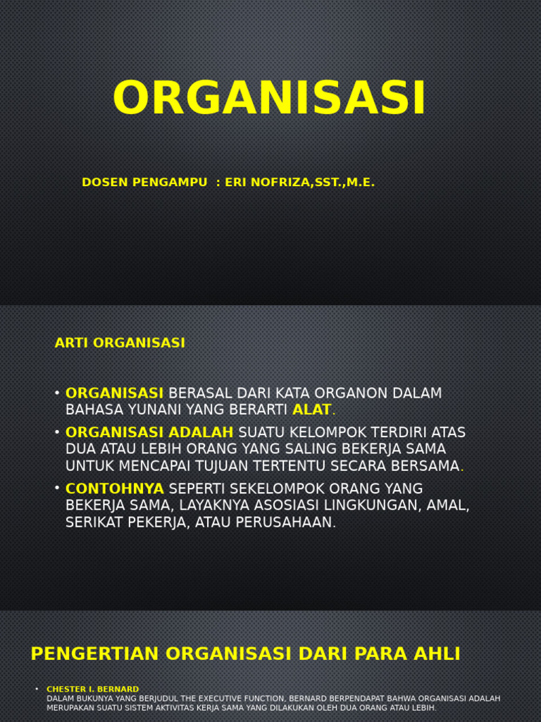 Manajemen Syariah - Organisasi - Pert 3 (Autosaved) | PDF