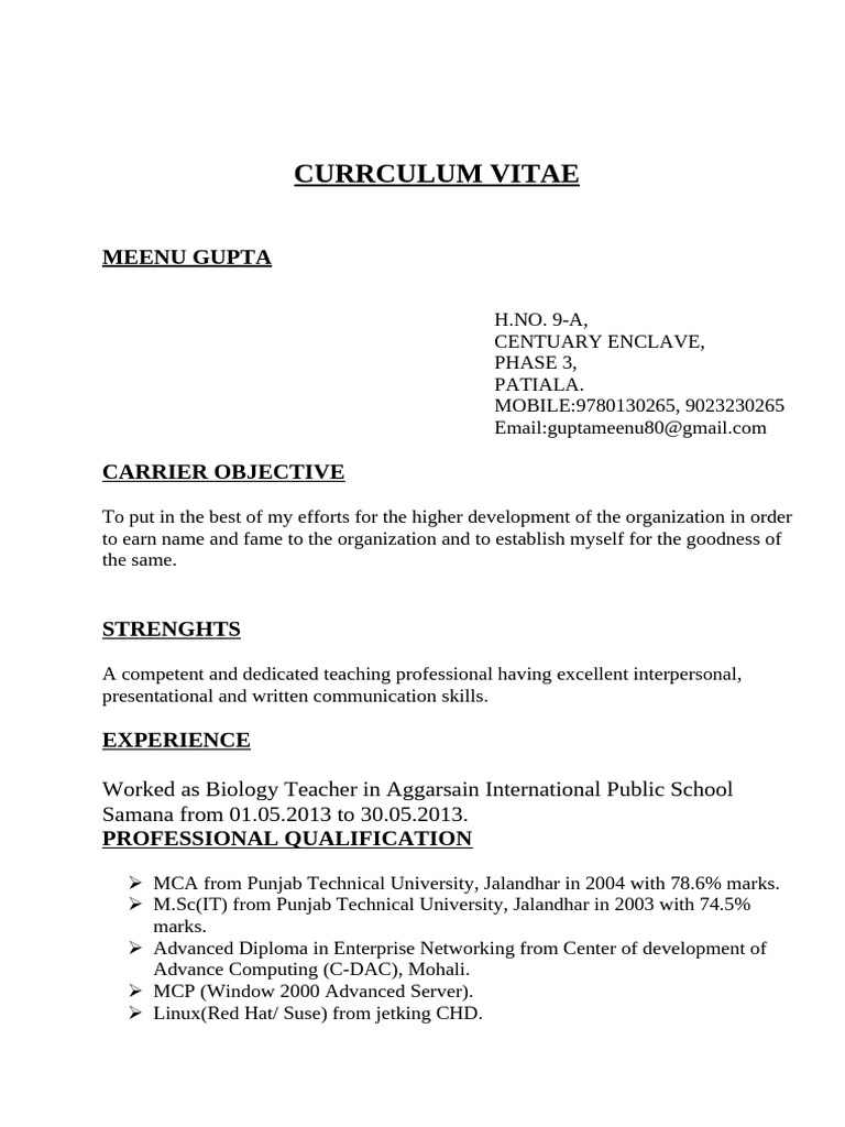 12.1.16 MEENU - CVF | PDF