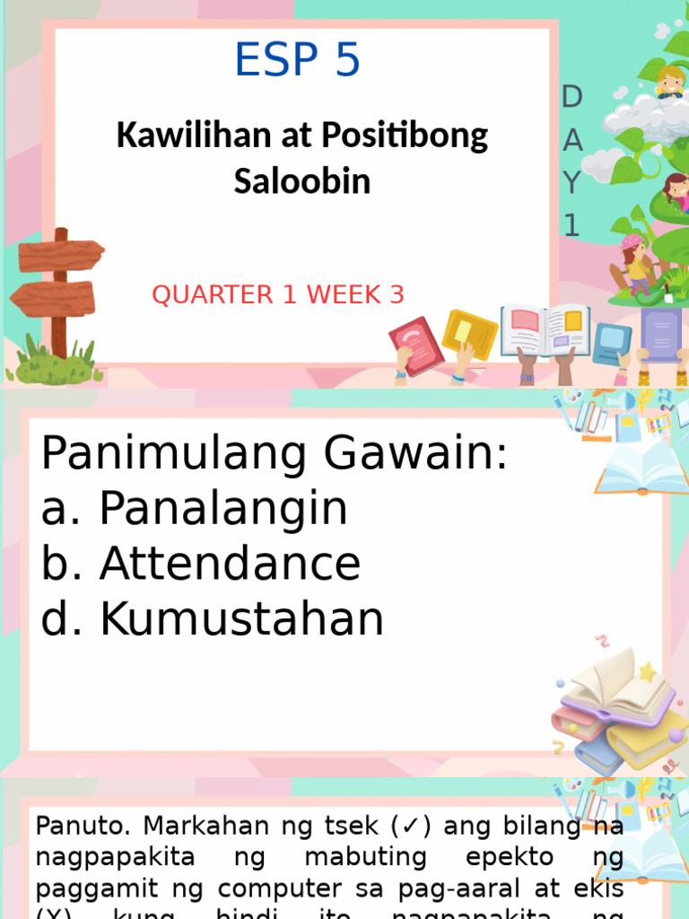 ESP Week 3 | PDF