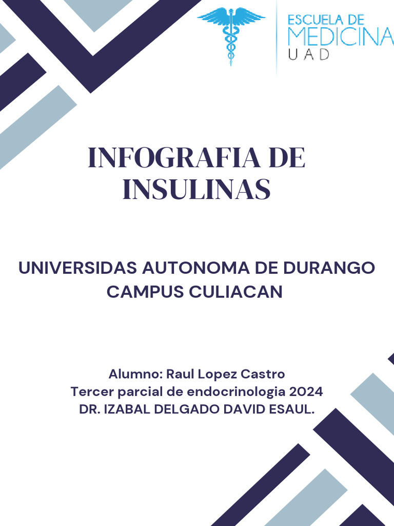 Infografia Insulinas | PDF | Inyección (medicina) | Insulina