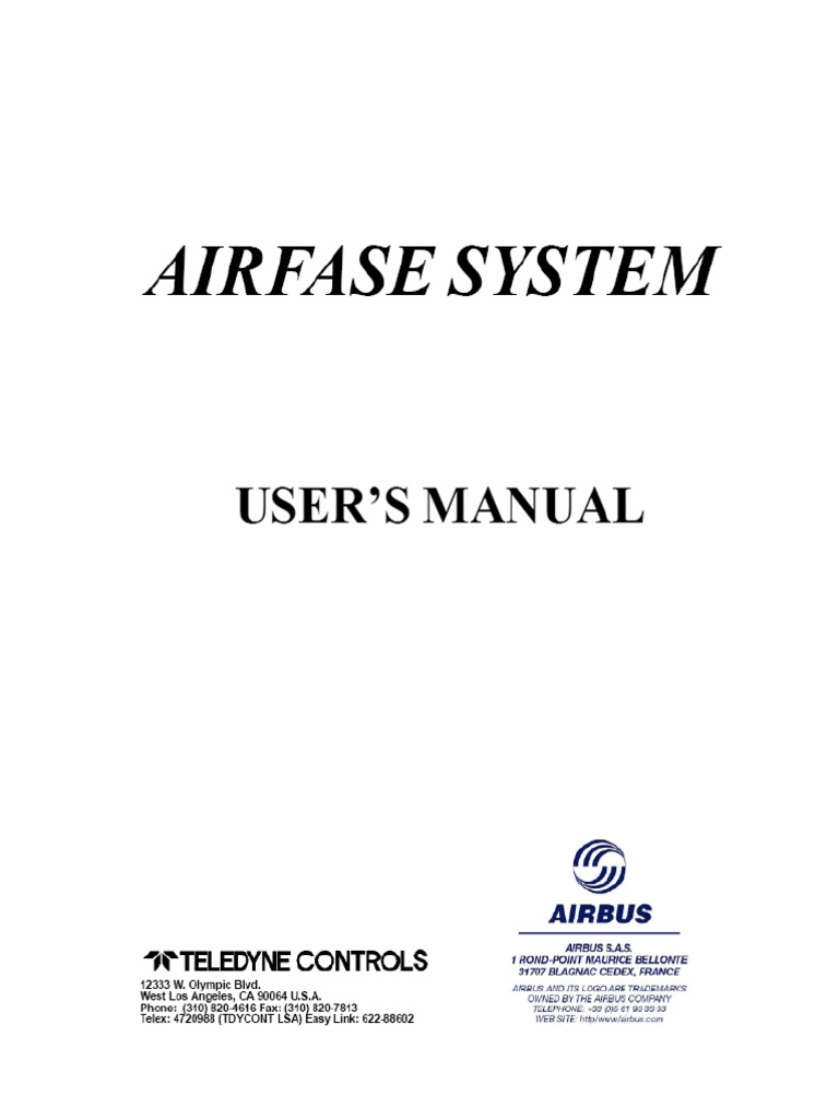 AirFASE - Scripting Language Manual | PDF | Parameter (Computer Programming) | Scripting Language