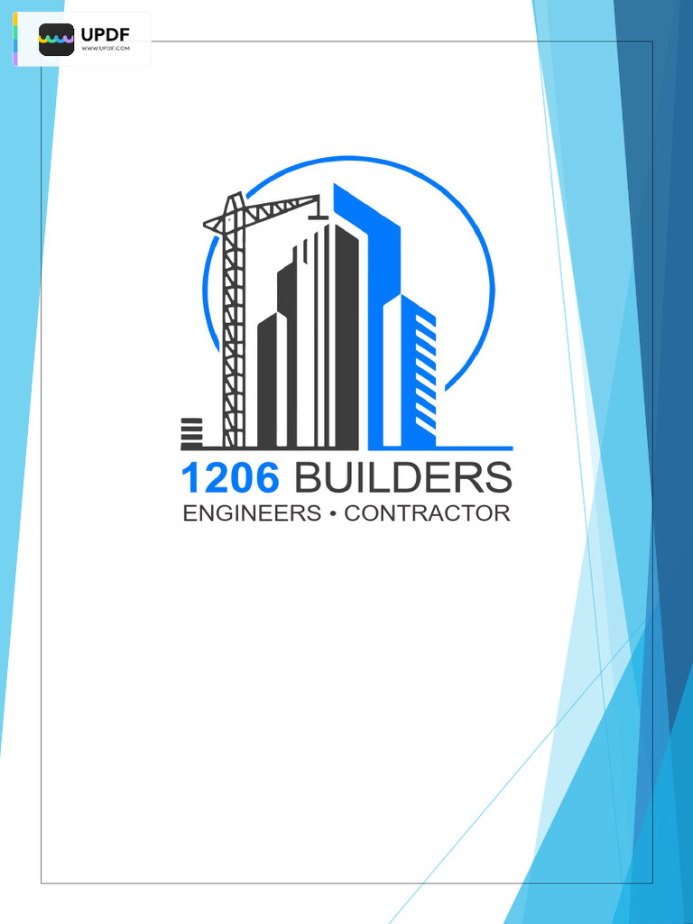 1206 Builders Company Profile | PDF
