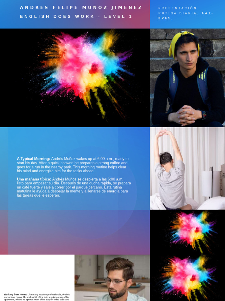 Presentación Rutina Diaria. AA1-EV03 | PDF