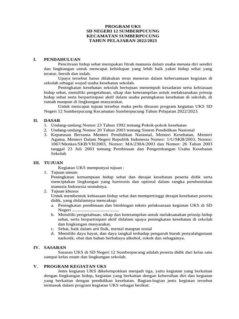 Contoh Program-Uks | PDF