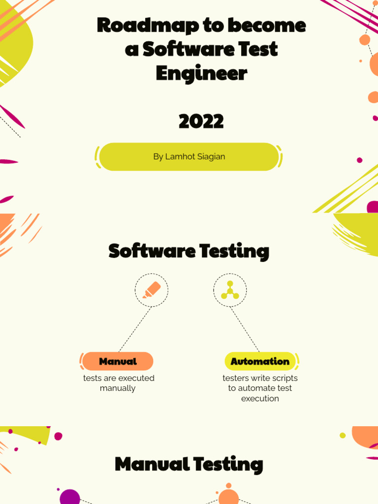 Roadmap To Become A Software Test Engineer 1662366027 | PDF | Selenium ...