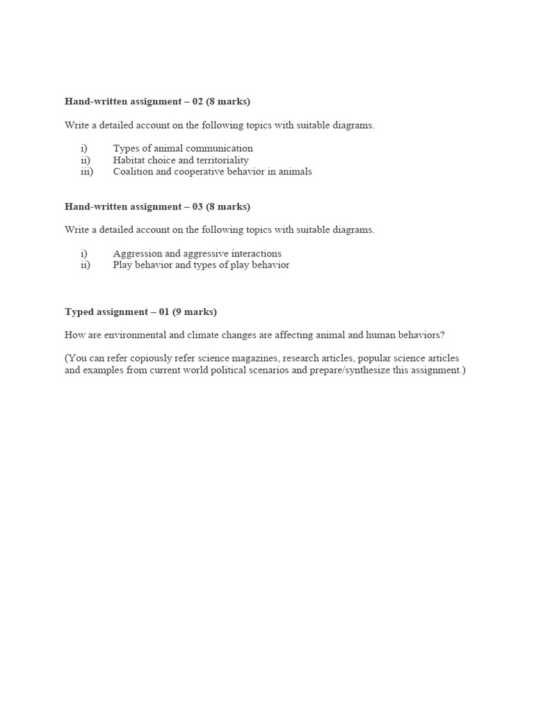 Assignments | PDF | Computers