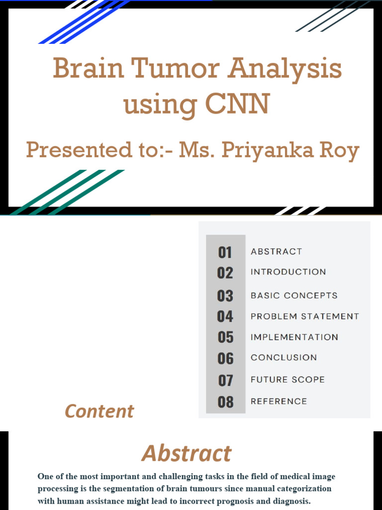 Brain Tumor Analysis Final | PDF | Brain Tumor | Artificial Intelligence