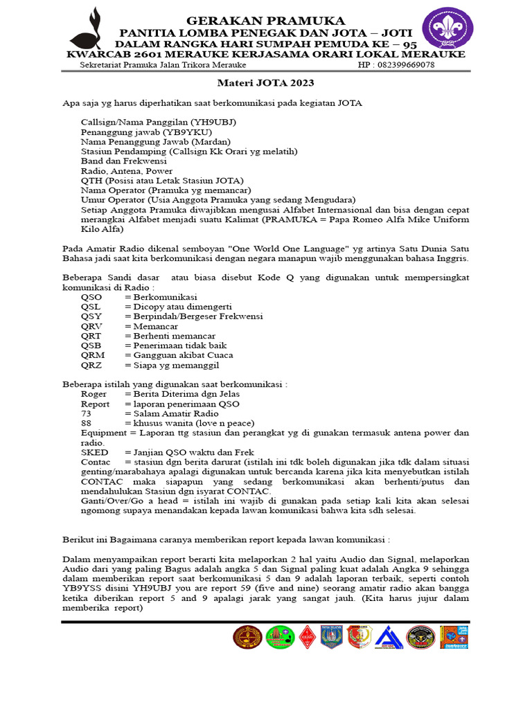Materi Jota 2023 | PDF | Teknologi & Rekayasa