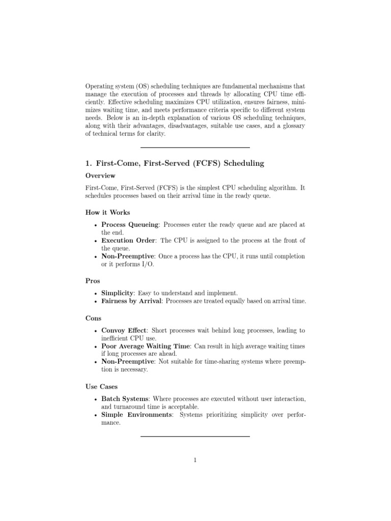 OS Scheduling | PDF | Scheduling (Computing) | Process (Computing) OS Scheduling | PDF | Scheduling (Computing) | Process (Computing)
