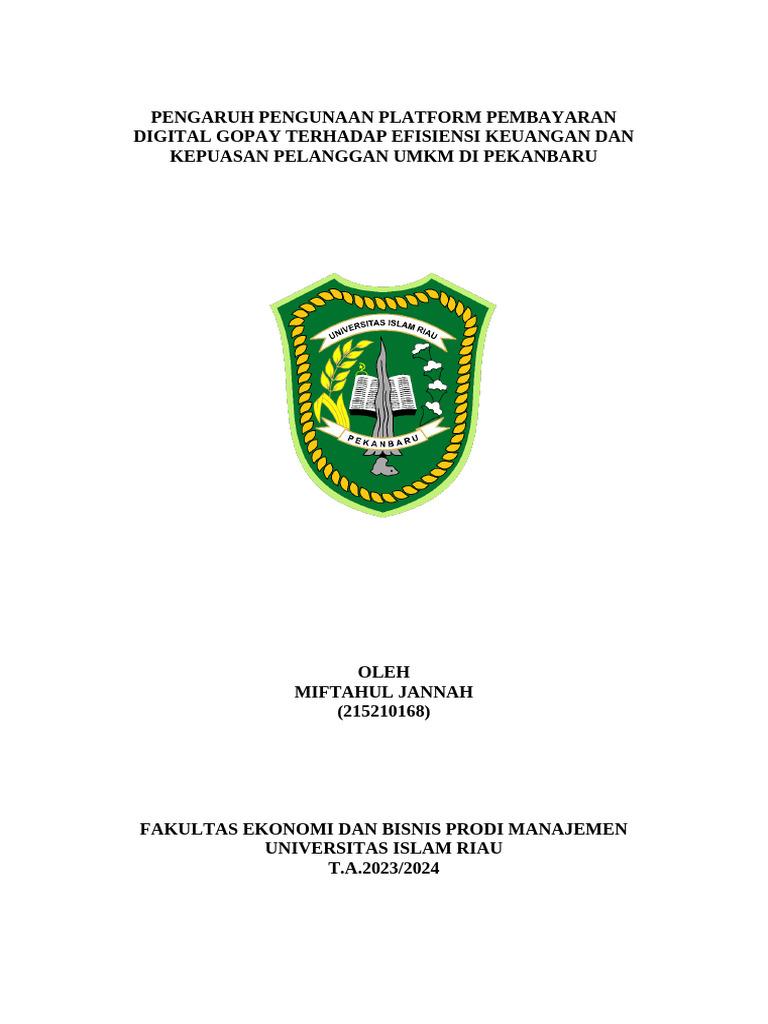 Prposal Mifta | PDF | Bisnis