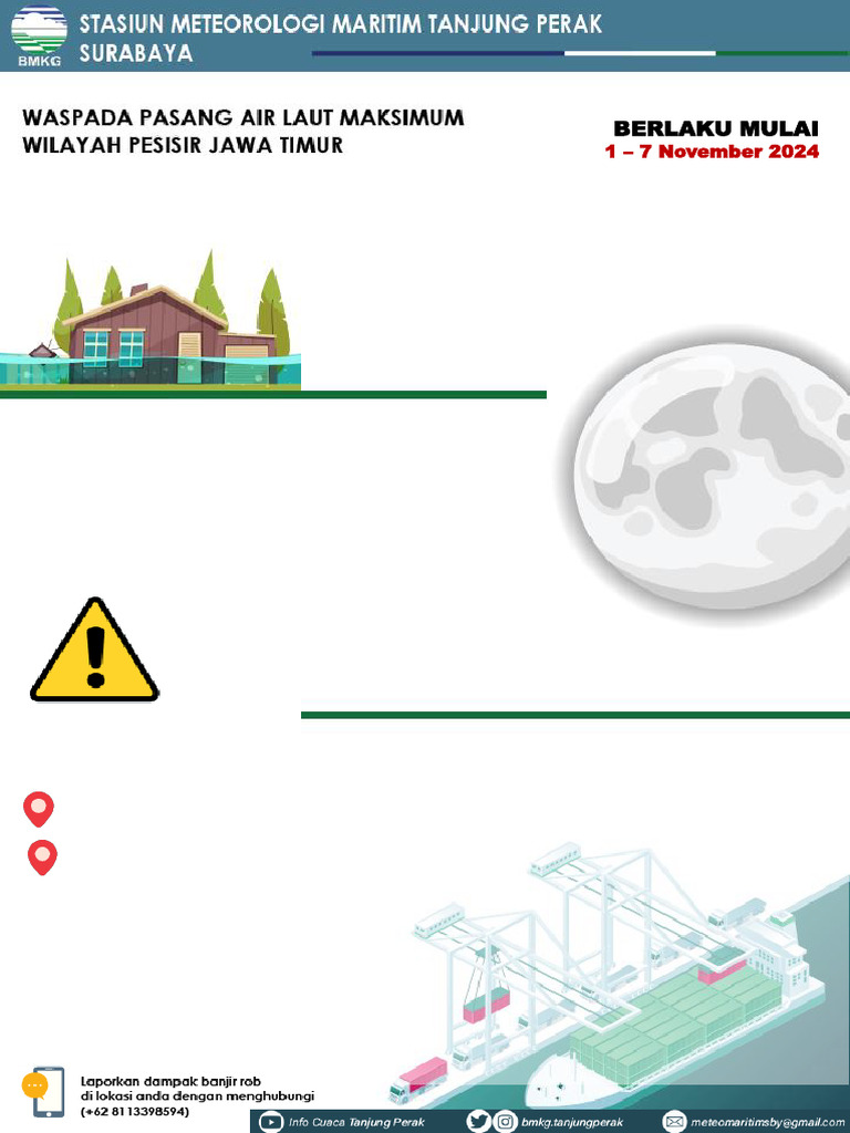 Warning Pasut 1-7 November 2024 | PDF