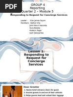 Concierge Task List | PDF