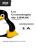Historia y Evolución de Linux | PDF | Unix | Distribución de Linux