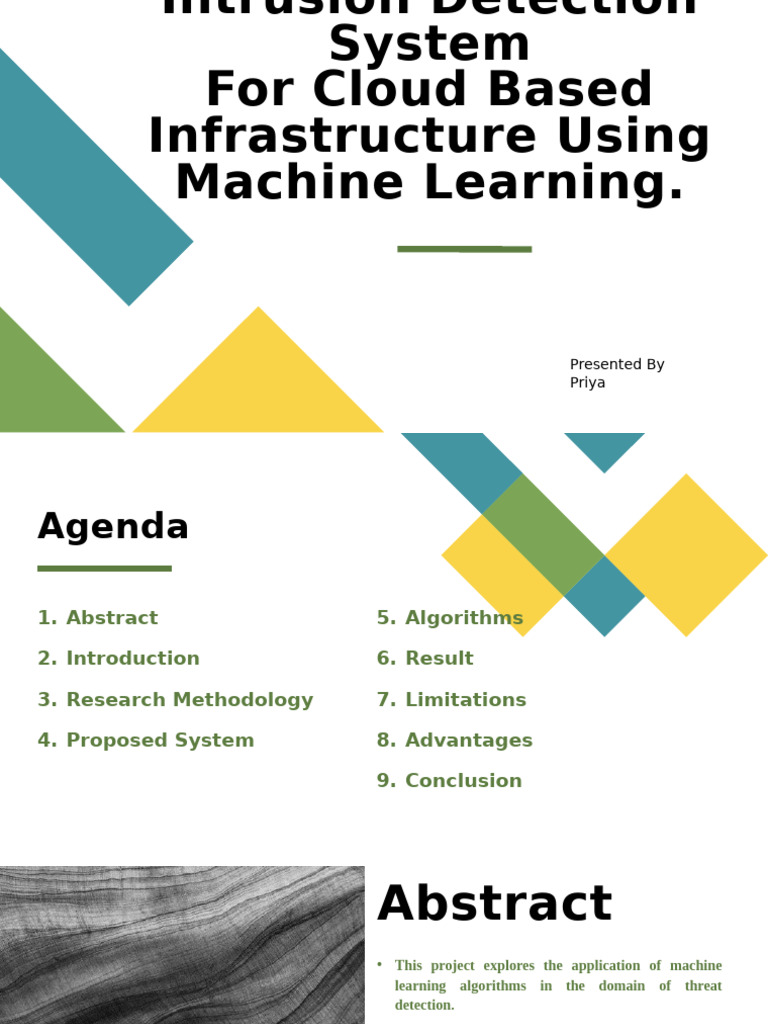 Cloud Intrusion Detection Using ML | PDF | Machine Learning | Body Language