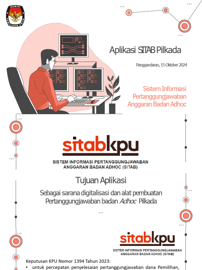Aplikasi SITAB Pilkada Badan Adhock (PPK Dan PPS Panggandaran | PDF | Pengelolaan Keuangan & Uang
