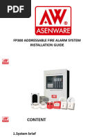 AW-CFP2166 Fire Alarm Panel Guide | PDF | Electrical Connector ...