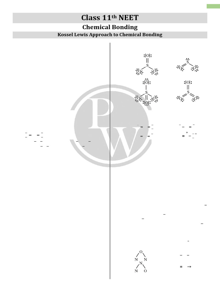 Chemical Bonding - NEET - Questions - 241031 - 155313 | PDF | Ionic ...