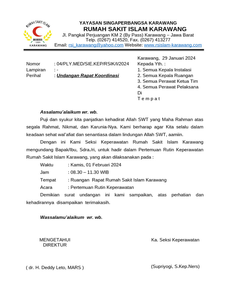 Contoh Undangan | PDF