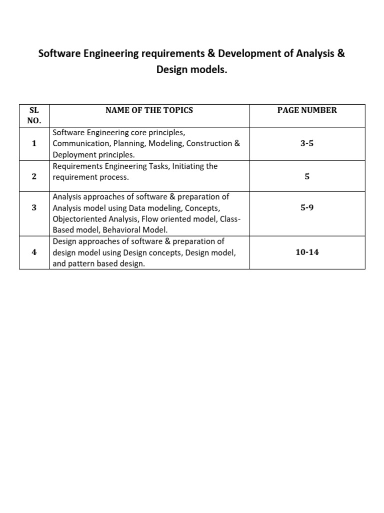 Unit 2 Software Engineering-1 | PDF | Conceptual Model | System