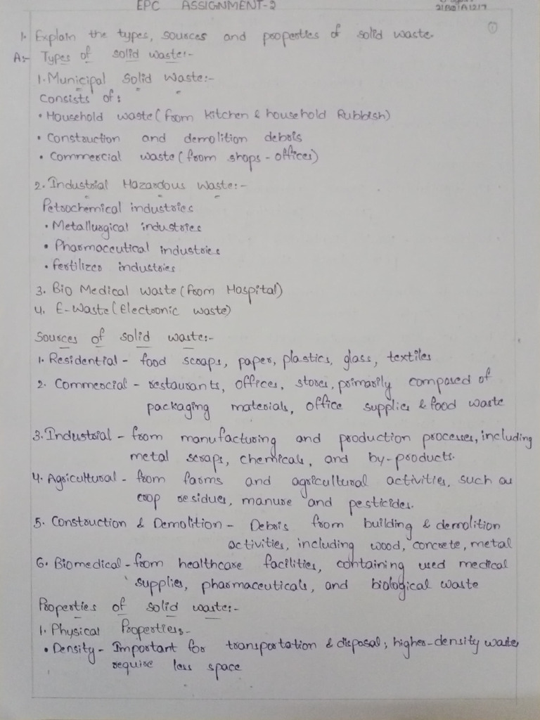 epc assignment 2 | PDF | Materials
