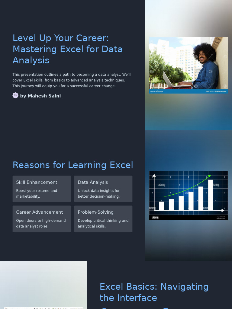 Level Up Your Career Mastering Excel For Data Analysis | PDF | Microsoft Excel | Data Analysis