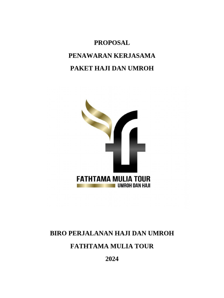 Proposal Kerjasama Fathama Mulia | PDF